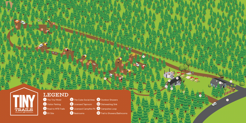 Tiny Trails Co. - Camping on the Mountain Bike Minto Trails